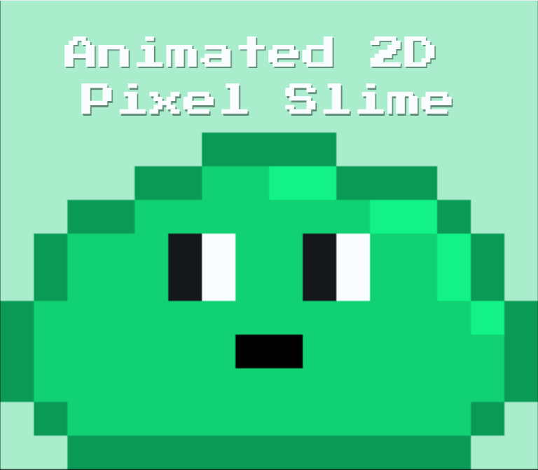 2D Slime Pixel Art by TheGameGateway