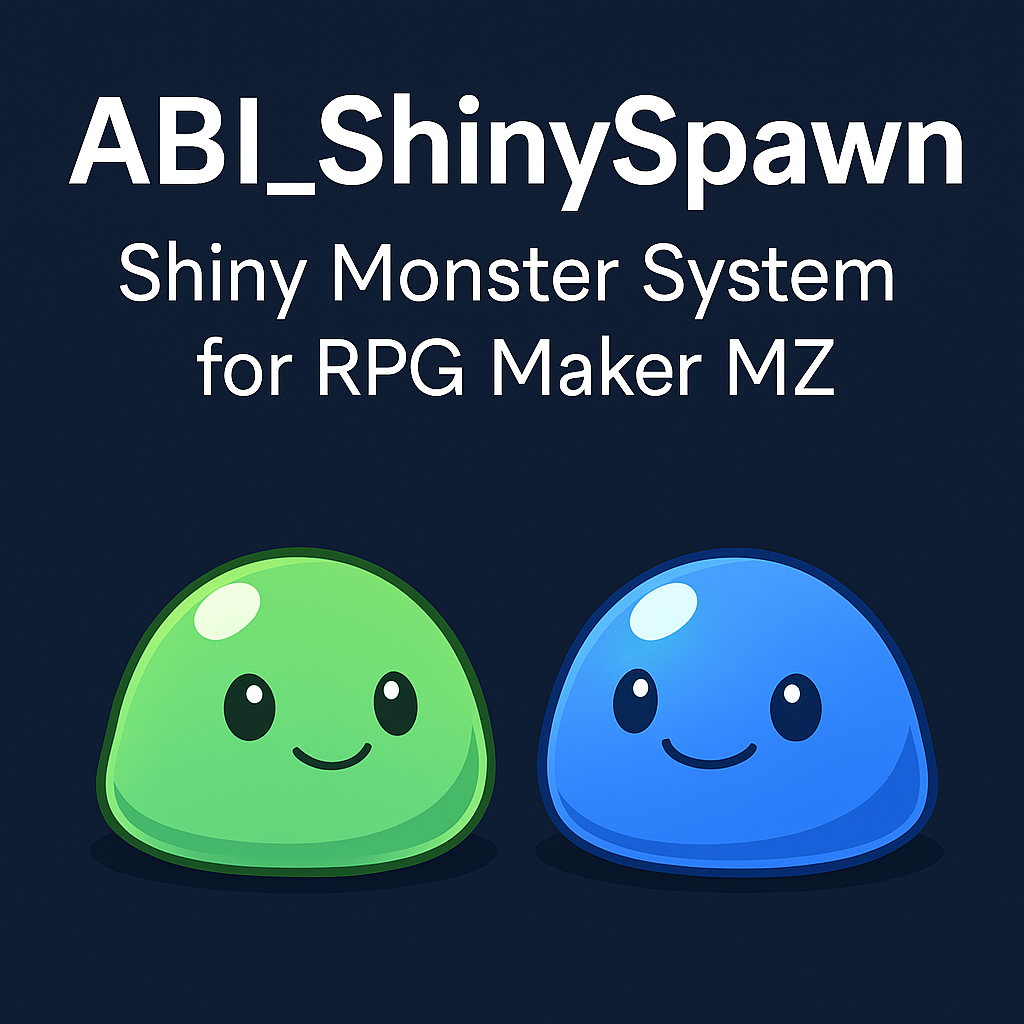 ABI_ShinySpawn v1.3 — Shiny Monster System for RPG Maker MZ by Ash Born Interactive LLC