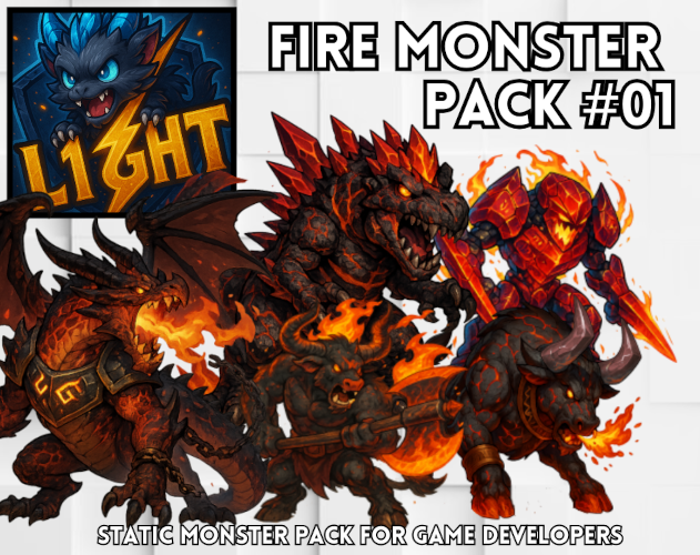 Sideview Fire Monster Pack! by L1ght