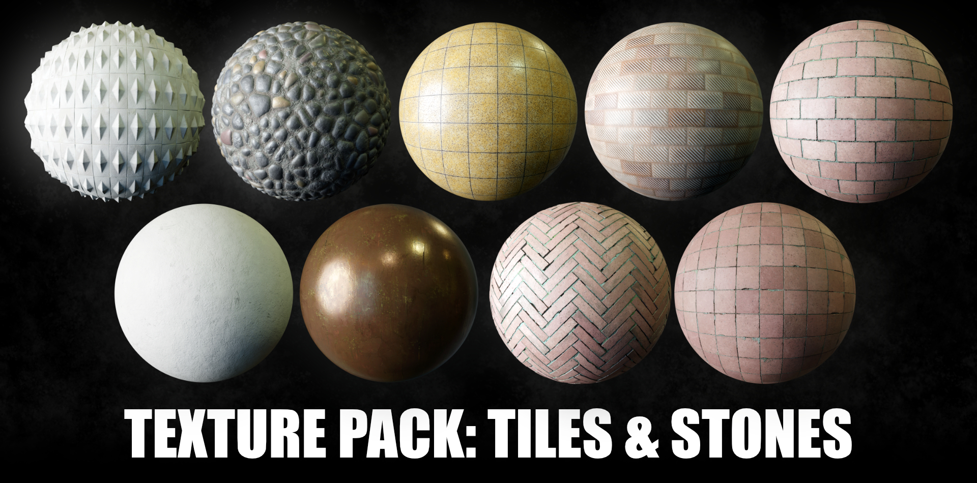 Texture Pack: Tiles & Stones by JulioVII
