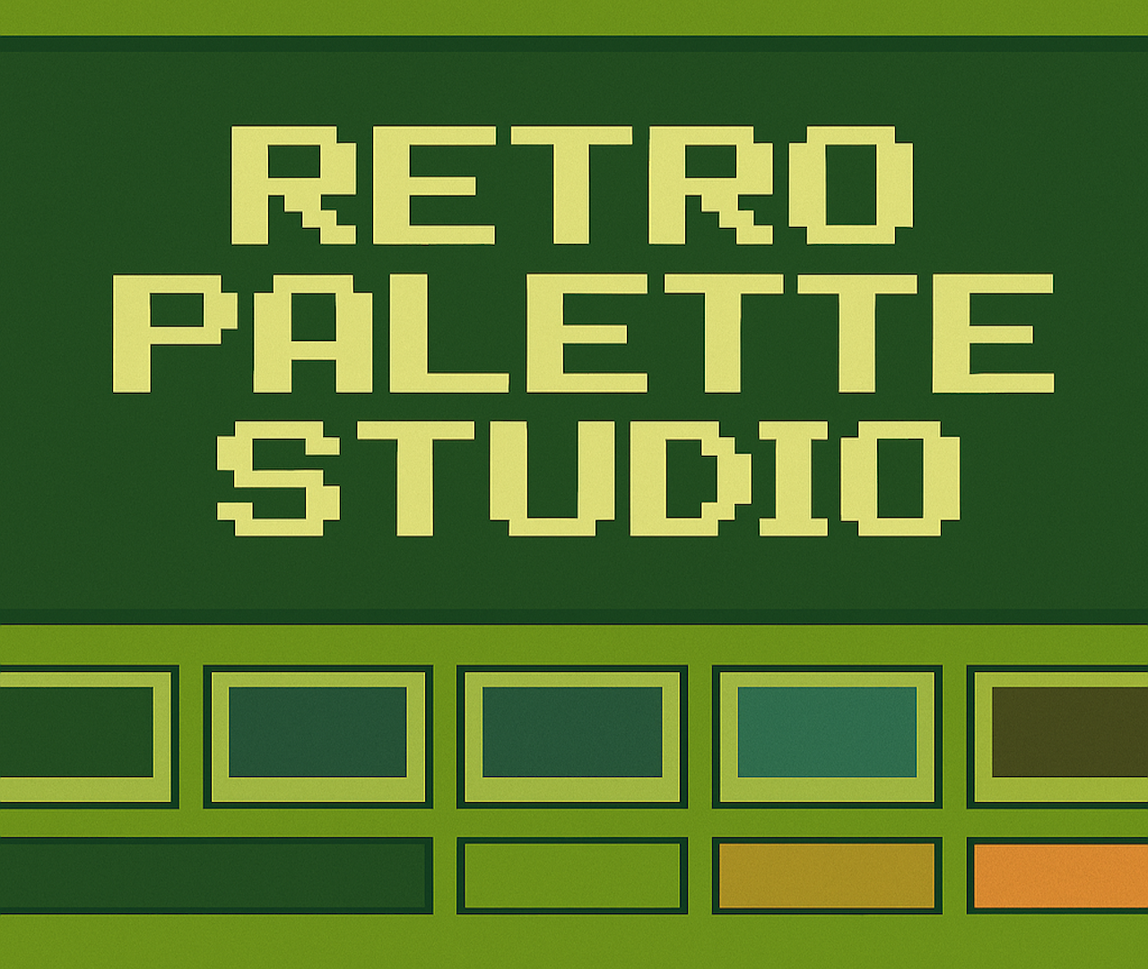 UI Redesign - Retro Palette Studio - Image Converter and Resizer ...
