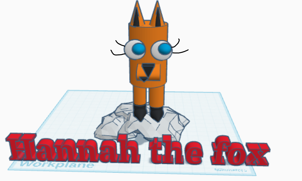 Hannah the fox 3d by MyComix