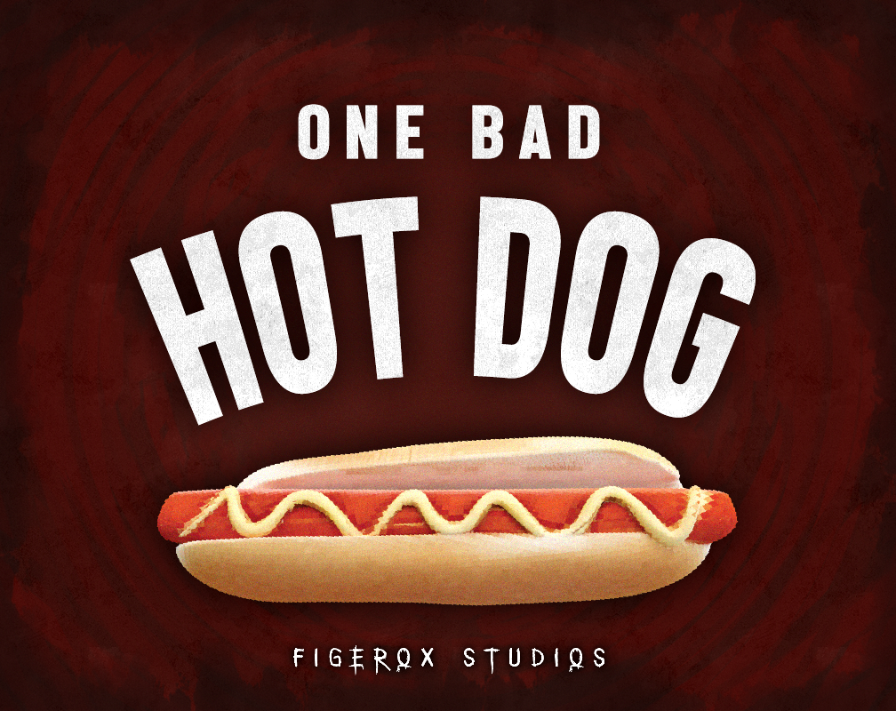One Bad Hot Dog by Figerox Studios