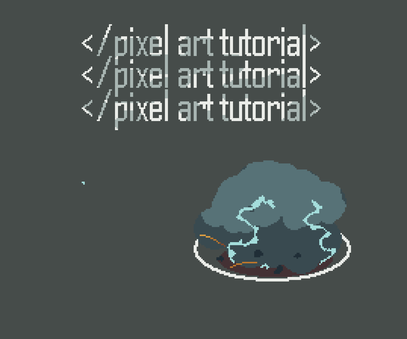 Pixel Art Tutorial - Lightning VFX by Penusbmic