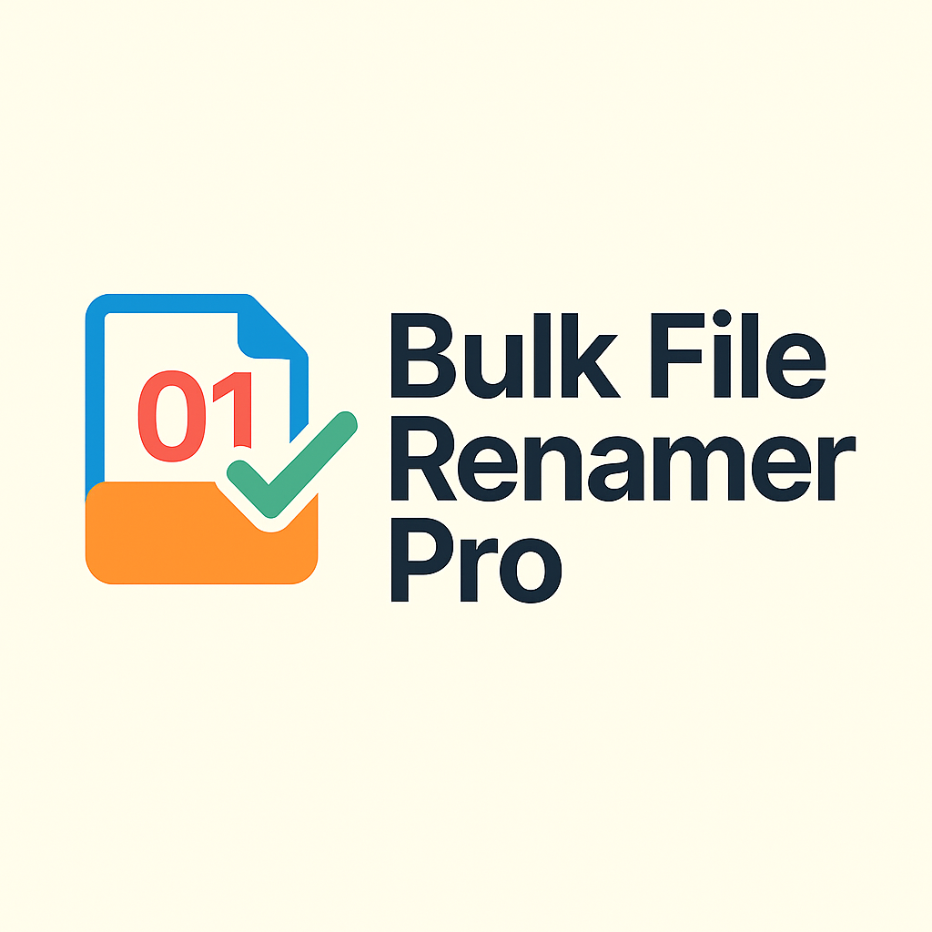 Bulk File Renamer Pro – Fast & Safe Batch File Renamer (Windows + macOS ...