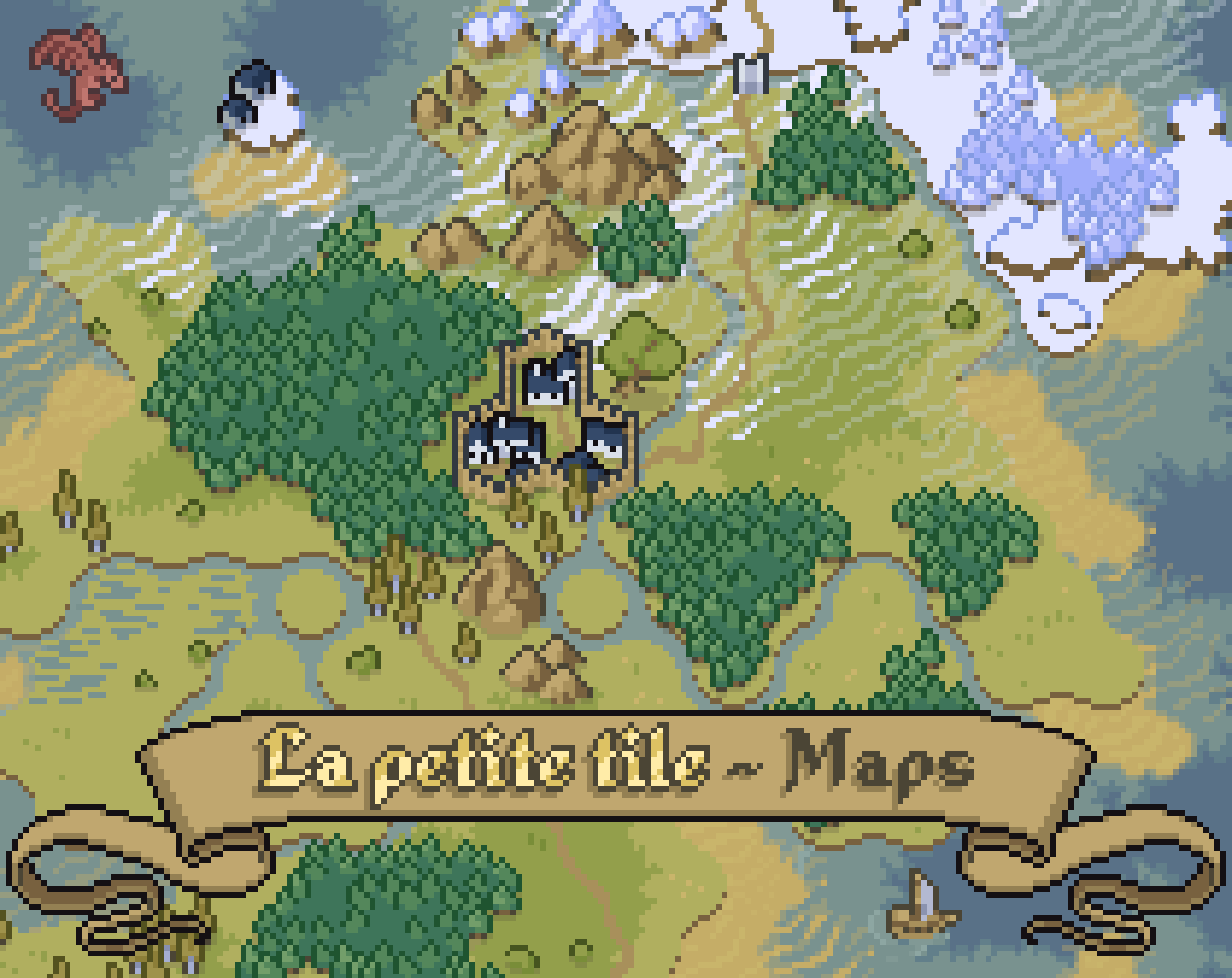 La petite tile - Maps by Studio Garrigue