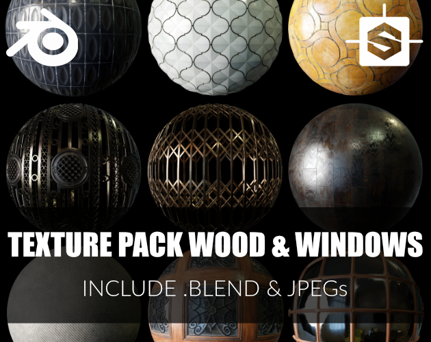 Texture Pack: Wood & Windows by JulioVII