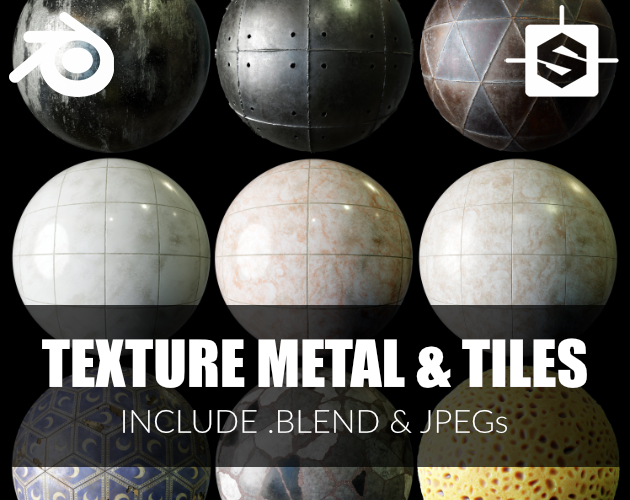 Texture Pack: Metal & Tiles by JulioVII