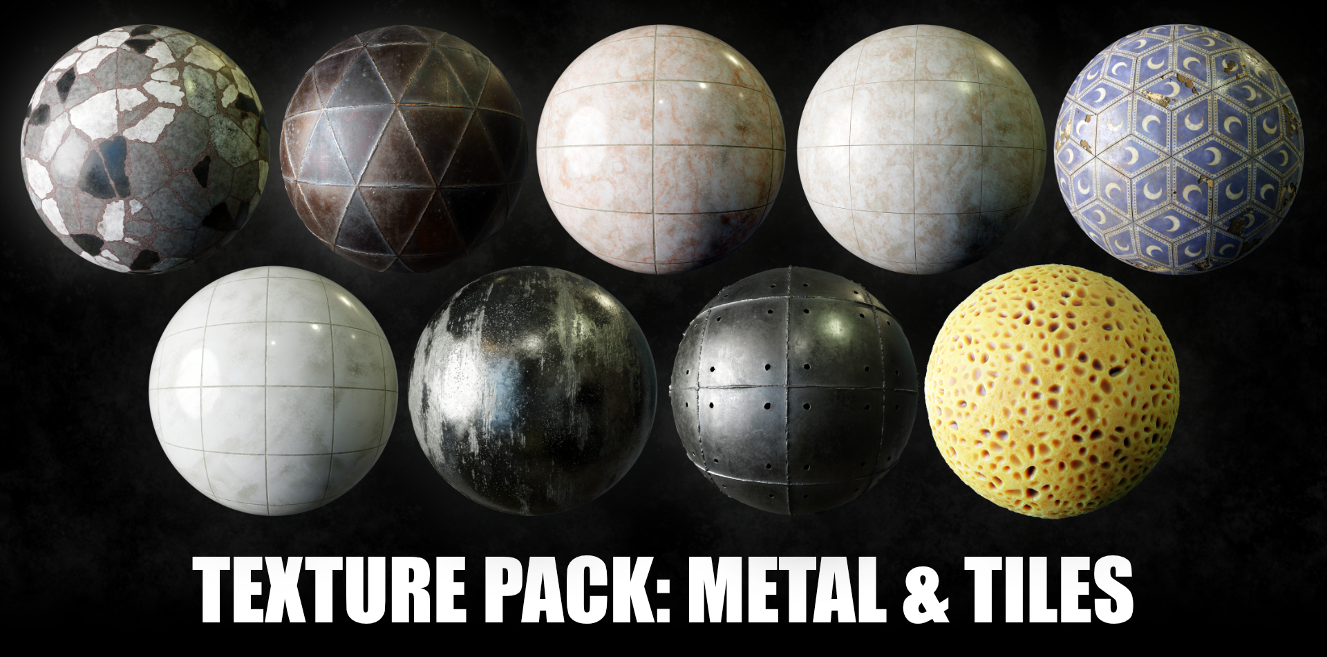 Texture Pack: Metal & Tiles by JulioVII