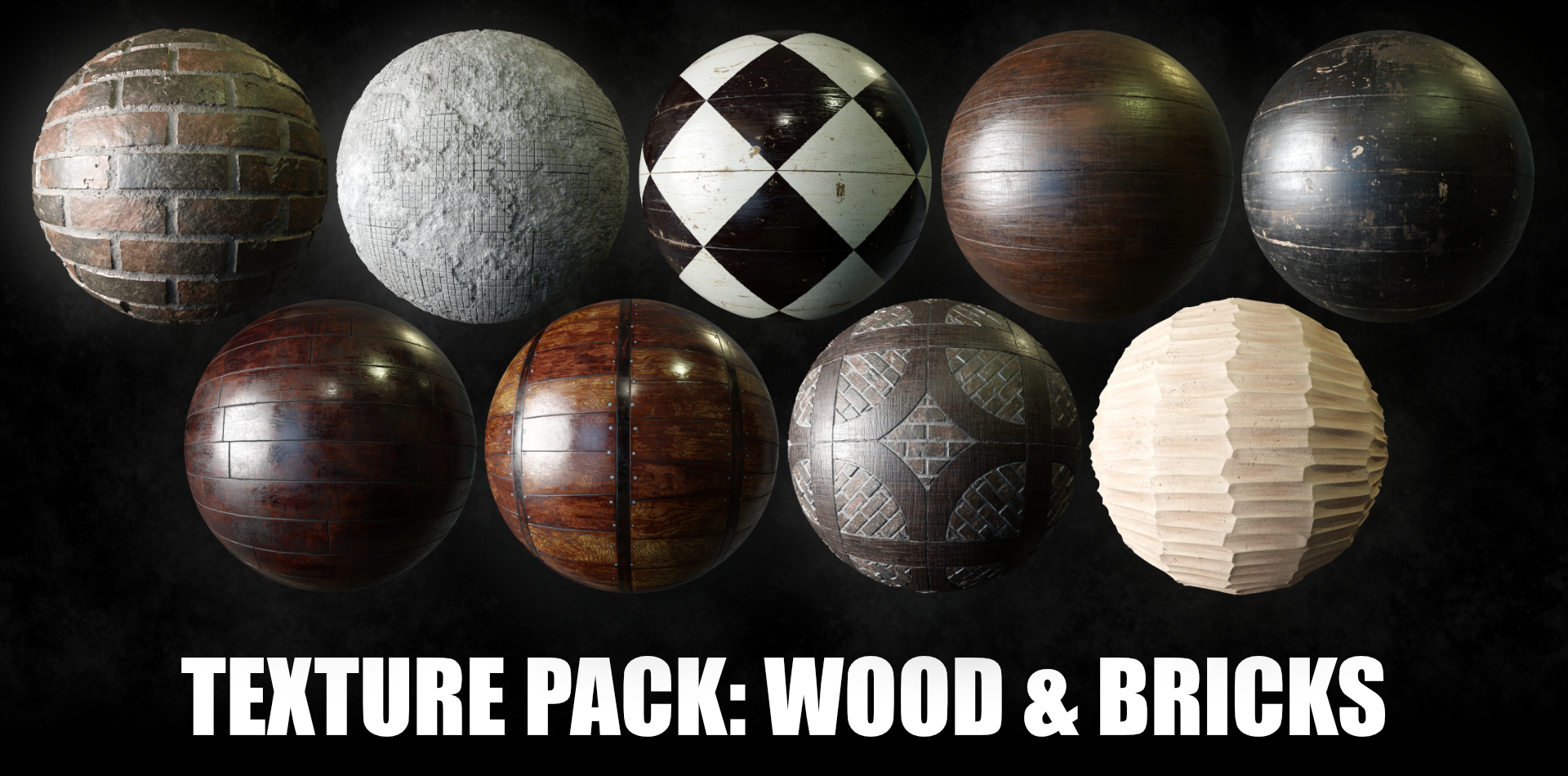 Texture Pack: Bricks & Wood by JulioVII