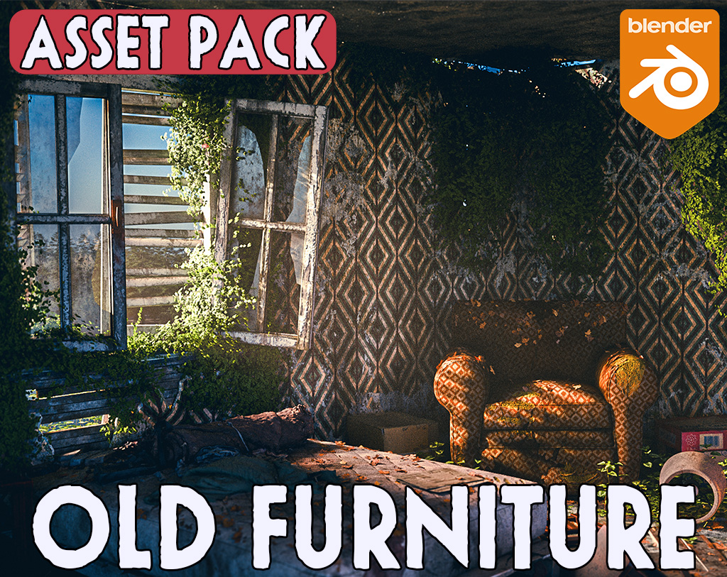 Old furniture | Asset Pack by Vertex Horizons