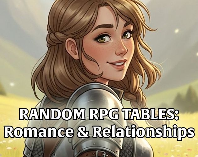 Random RPG Tables: Romance & Relationships - Now on Itch! 💖 - itch.io