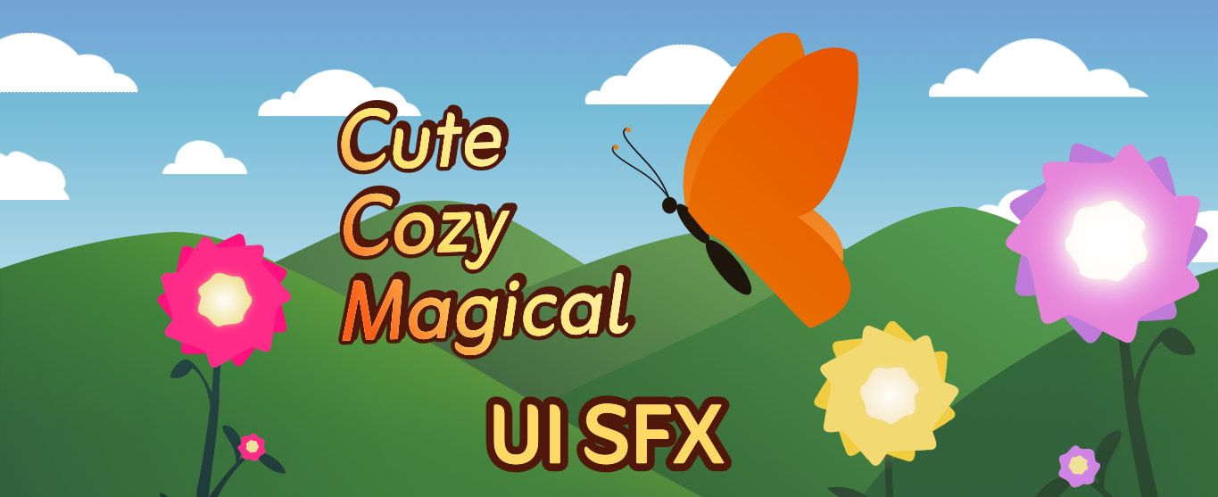 Cute, Cozy & Magical UI Sound Effects by Nomagician • Music & SFX