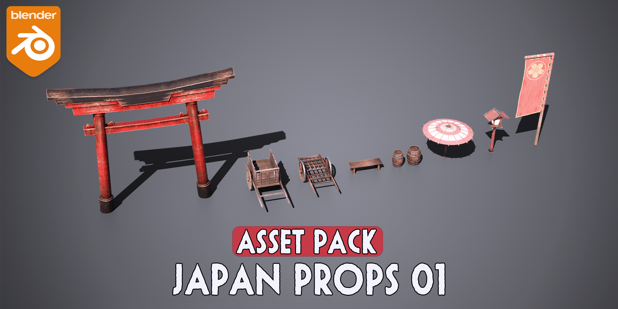 Japan Props 01 | Asset Pack by Vertex Horizons