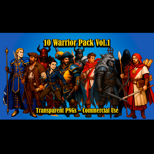 10 Warrior Pack Vol. 1 by Doors Perception Creations
