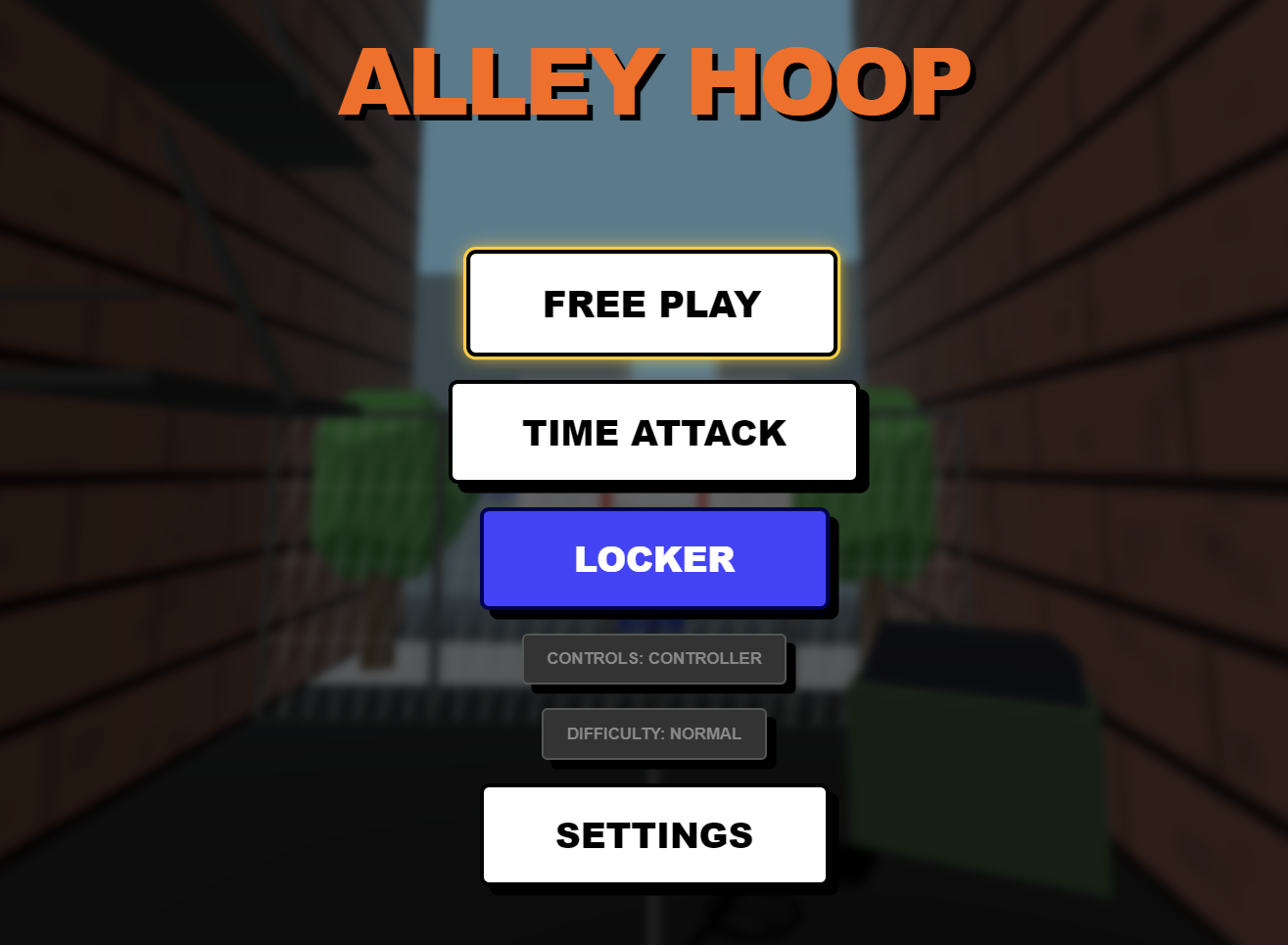 Devlog 03 – This wasn’t supposed to be a game - Alley Hoops pre-alpha 0.2a by spliffcurrybeats