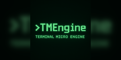 Devlog - Terminal Micro Engine | A tiny DOS-style game engine by ...