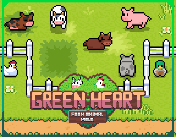 GH Farm Animal Pack is released! - Green Heart: Farm Animals Pack by Helm3t