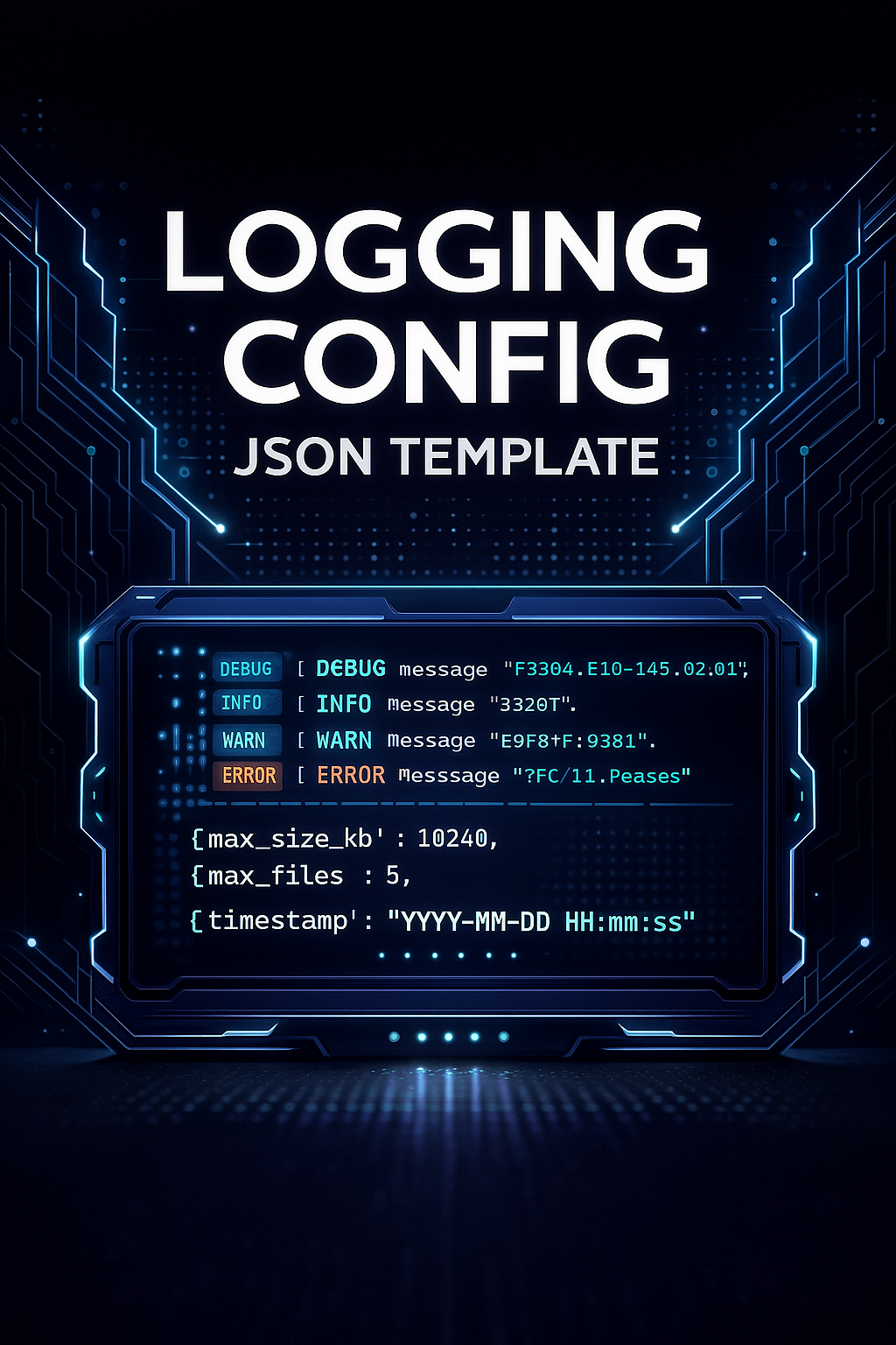 Logging Config Template (Structured Logging + File Output) Version 1.0.0 by chris1206-creator