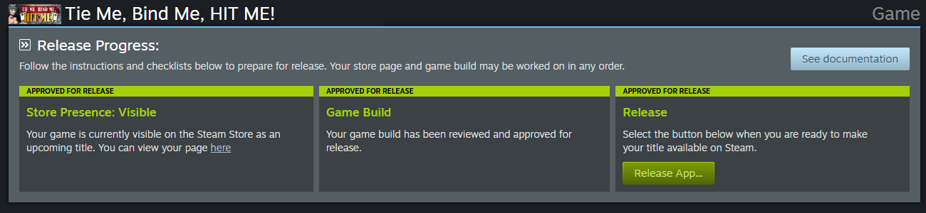 Release on Steam and other platforms! - Tie Me, Bind Me, HIT ME! [Demo ...