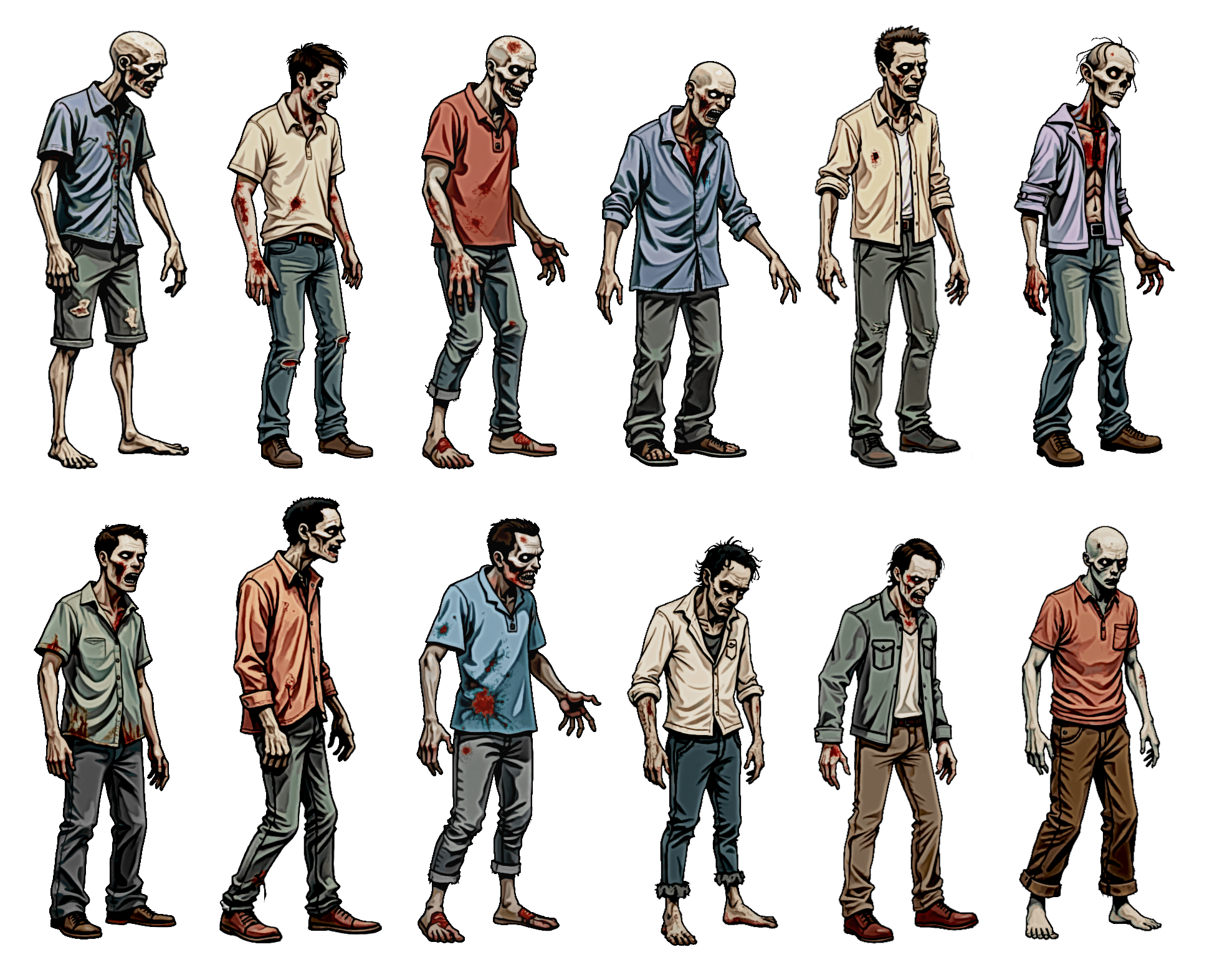 New release - Dark Zombies Pack 1 - Dark Zombies Pack 1 by VisceralG