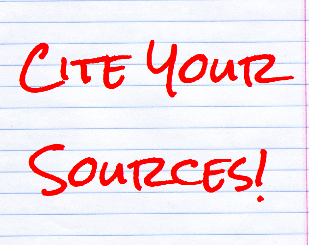 Cite Your Sources! by Ryan Wires