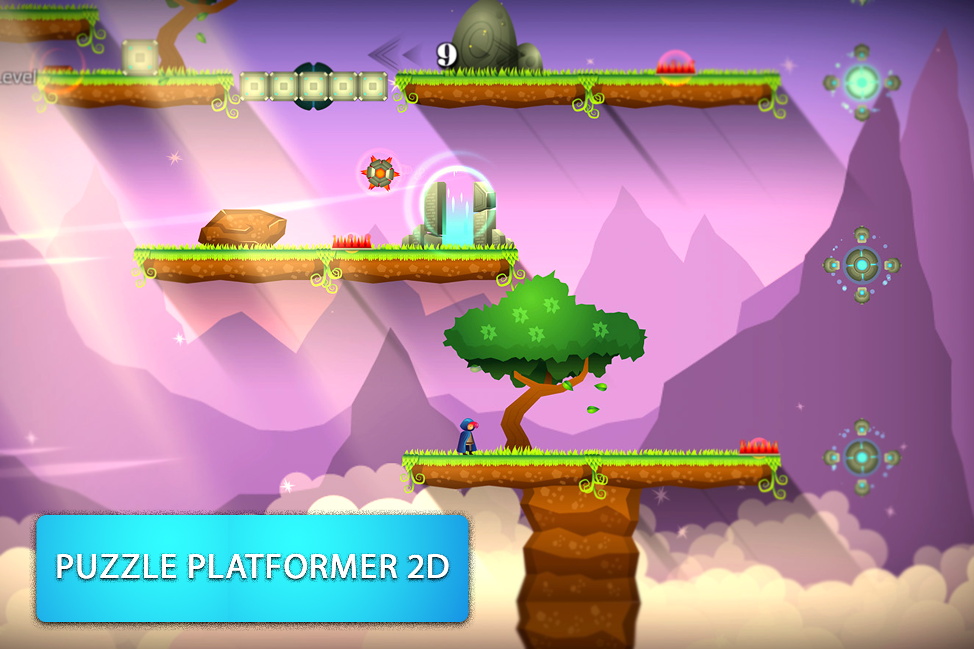 Puzzle Platformer 2D - Unity Game Template by Black Rose Developers