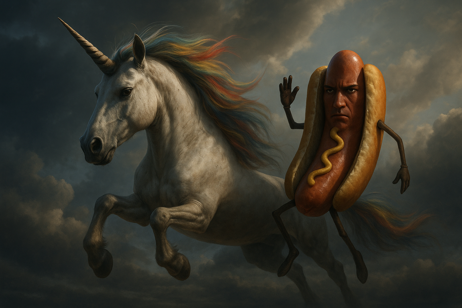 Cyber Hotdog UFO Unicorn Flight Simulator by Dynamancer