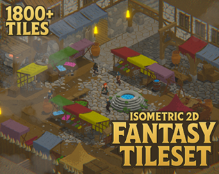 V1.1.0 - 2D Fantasy tileset - 2D Fantasy tileset by SmallScaleInt