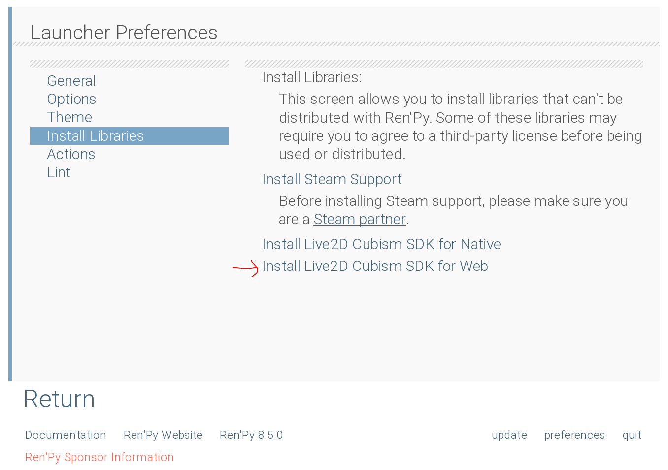 Ren'Py version changes (8.4, 8.5) - Ren'Py Live2D Lip Flap Code by Gaming Variety Potato