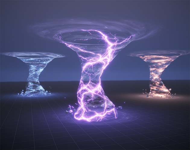 Unity Elemental Tornado VFX by FlexUnit