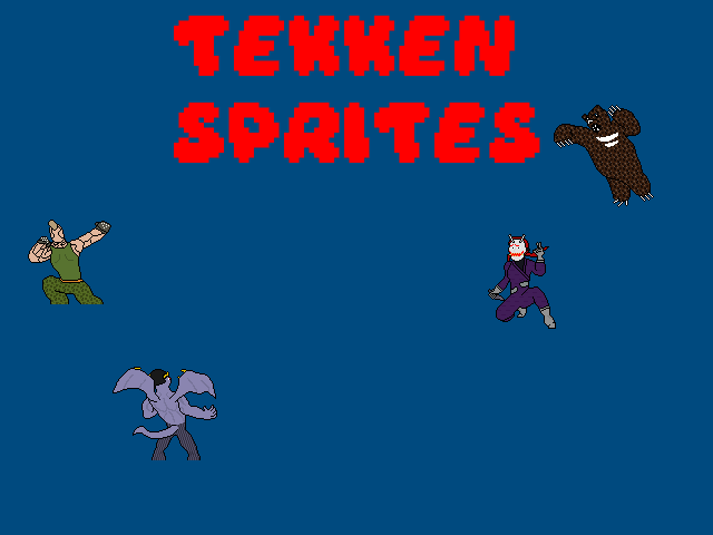 Devlog - Sprites de Tekken estilo Pokemon by RanaMagicaSTARS