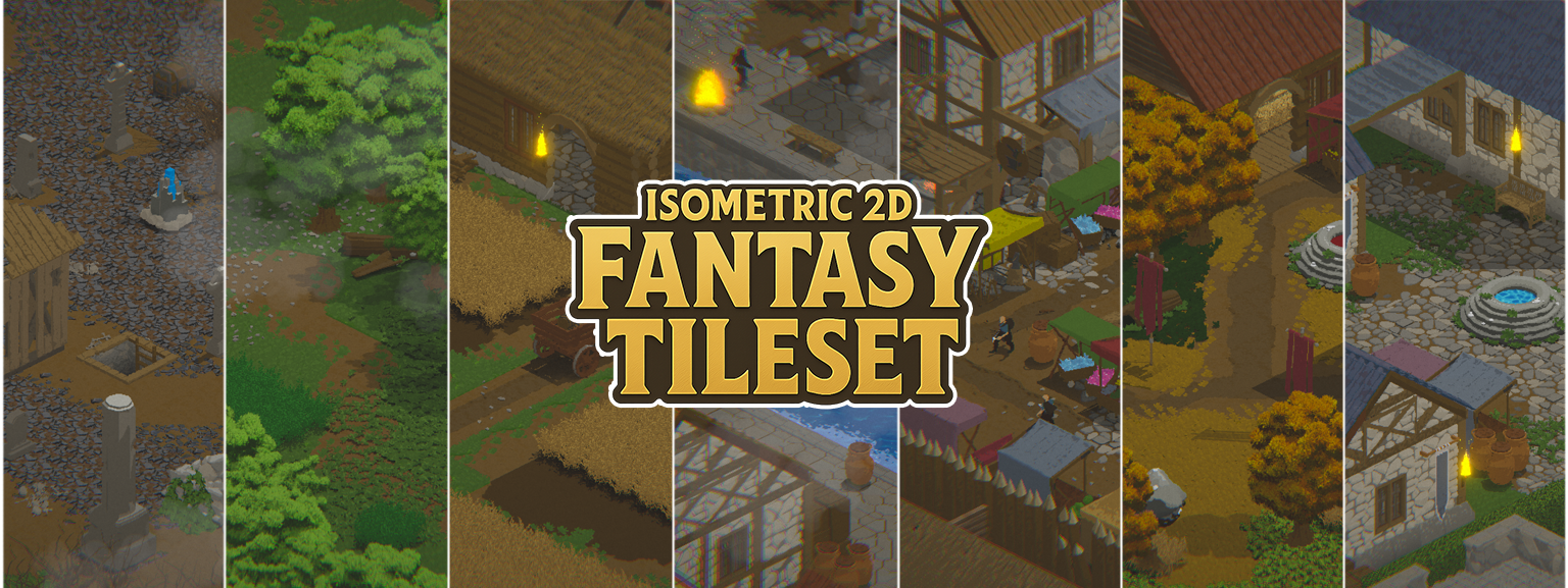 V1.1.0 - 2D Fantasy tileset - 2D Fantasy tileset by SmallScaleInt