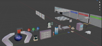 Low Poly Laboratory Assets by Legion1234