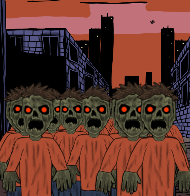 Zombie Horde Shootout by hammeredzombie