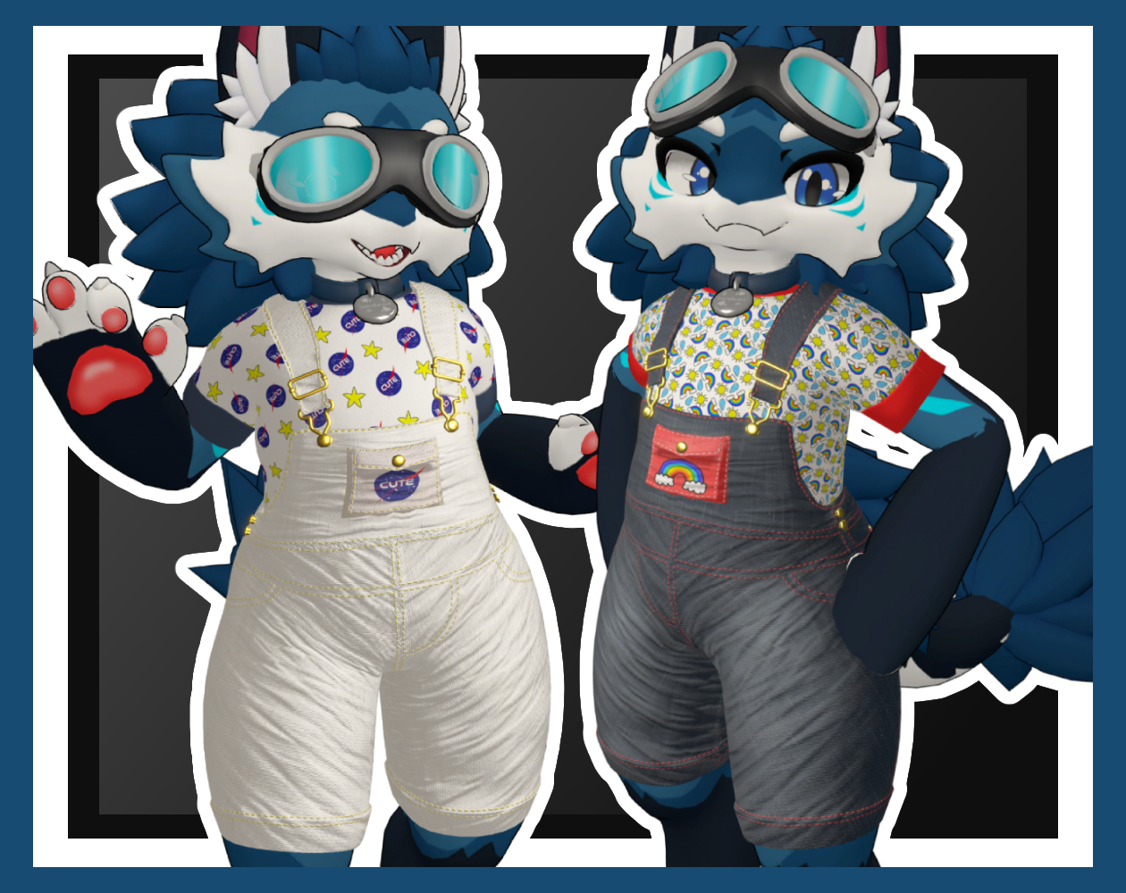 Chibi Novabeast Shortalls by EXGriffins