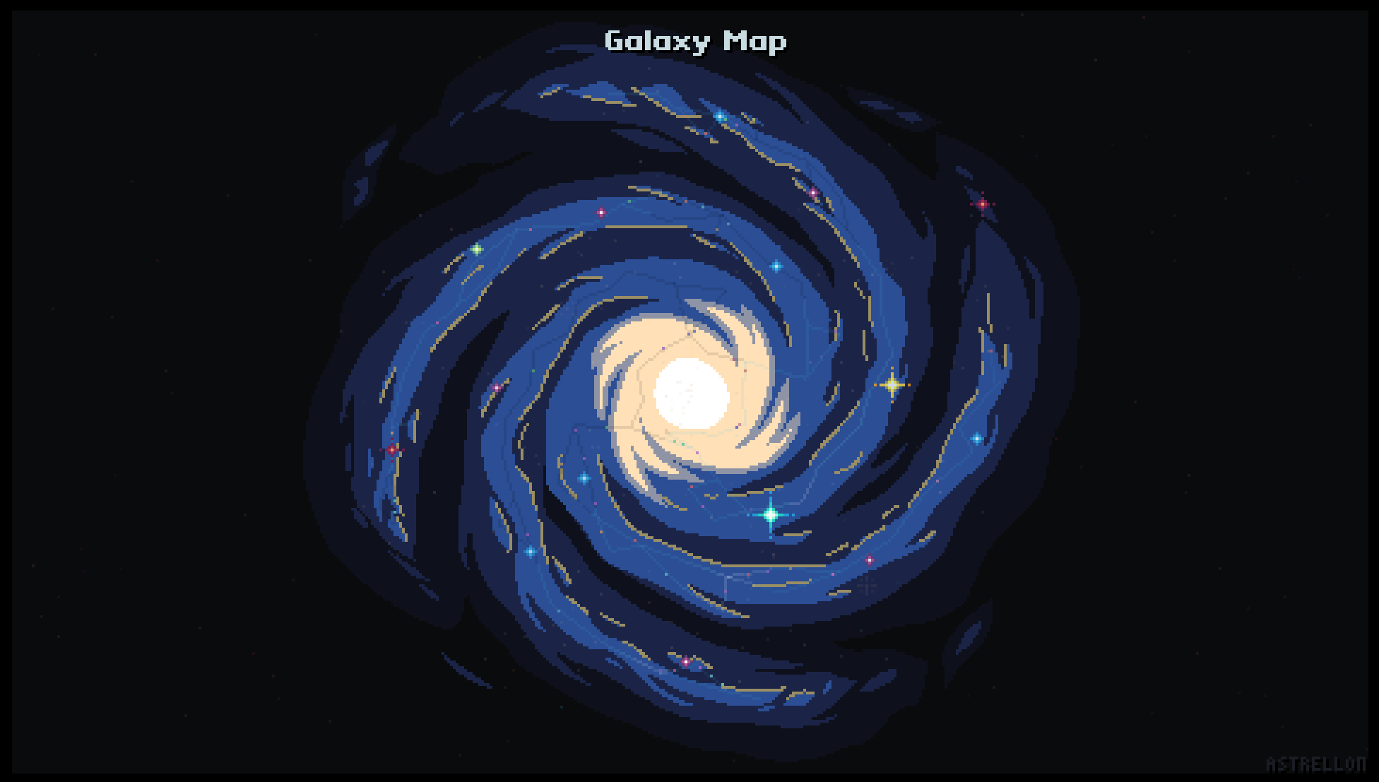 Galaxy Map by Alan Lawrey