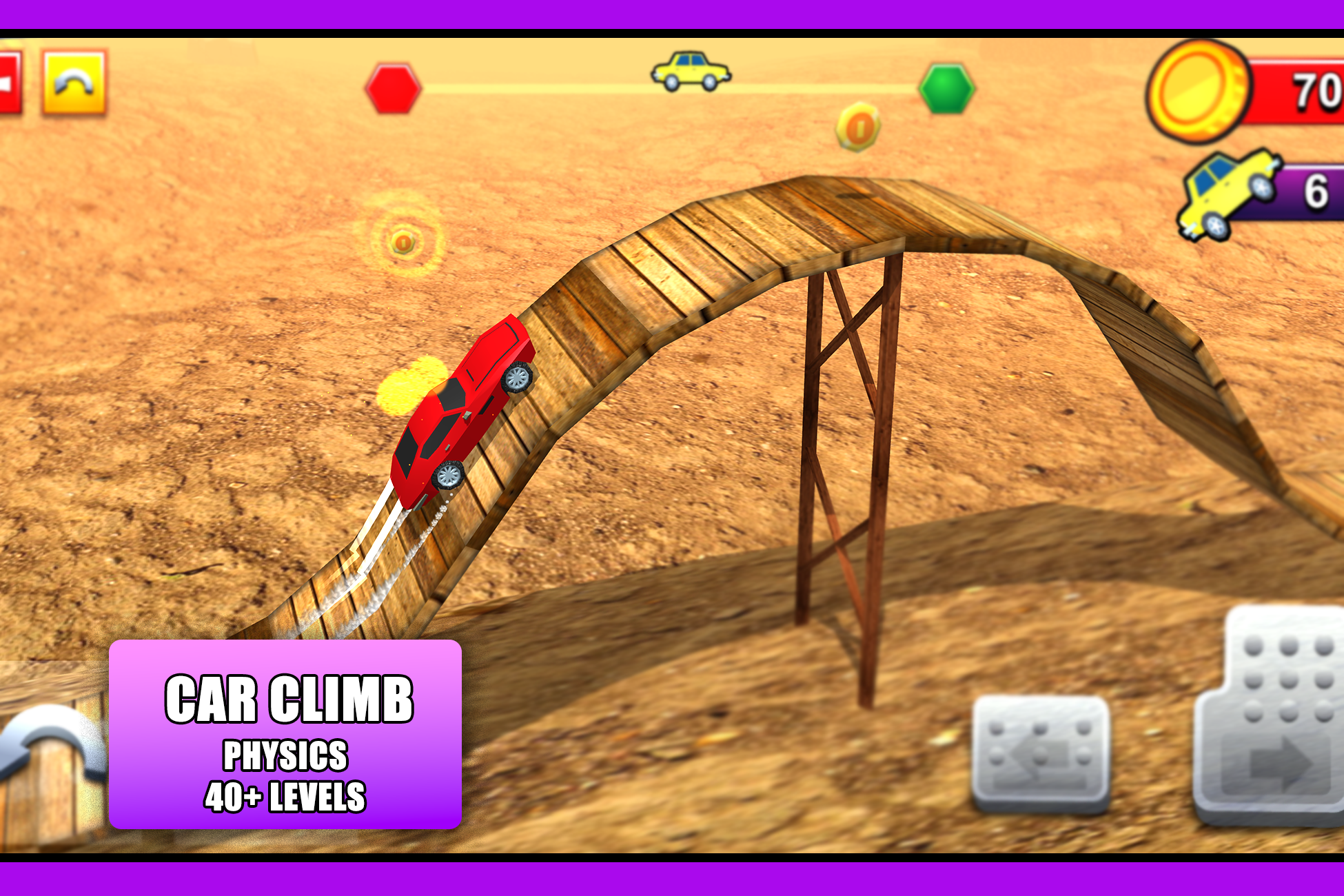 Car Climb 3D - Unity Game Template by Black Rose Developers