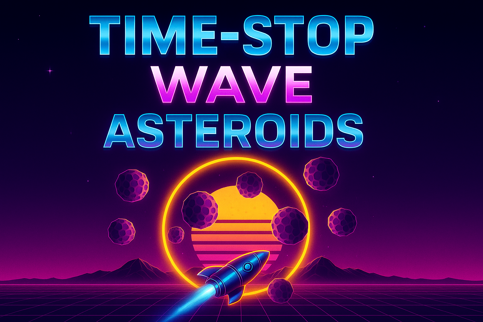 Time-stop Wave Asteroids by DragonFox for Game Off 2025 - itch.io