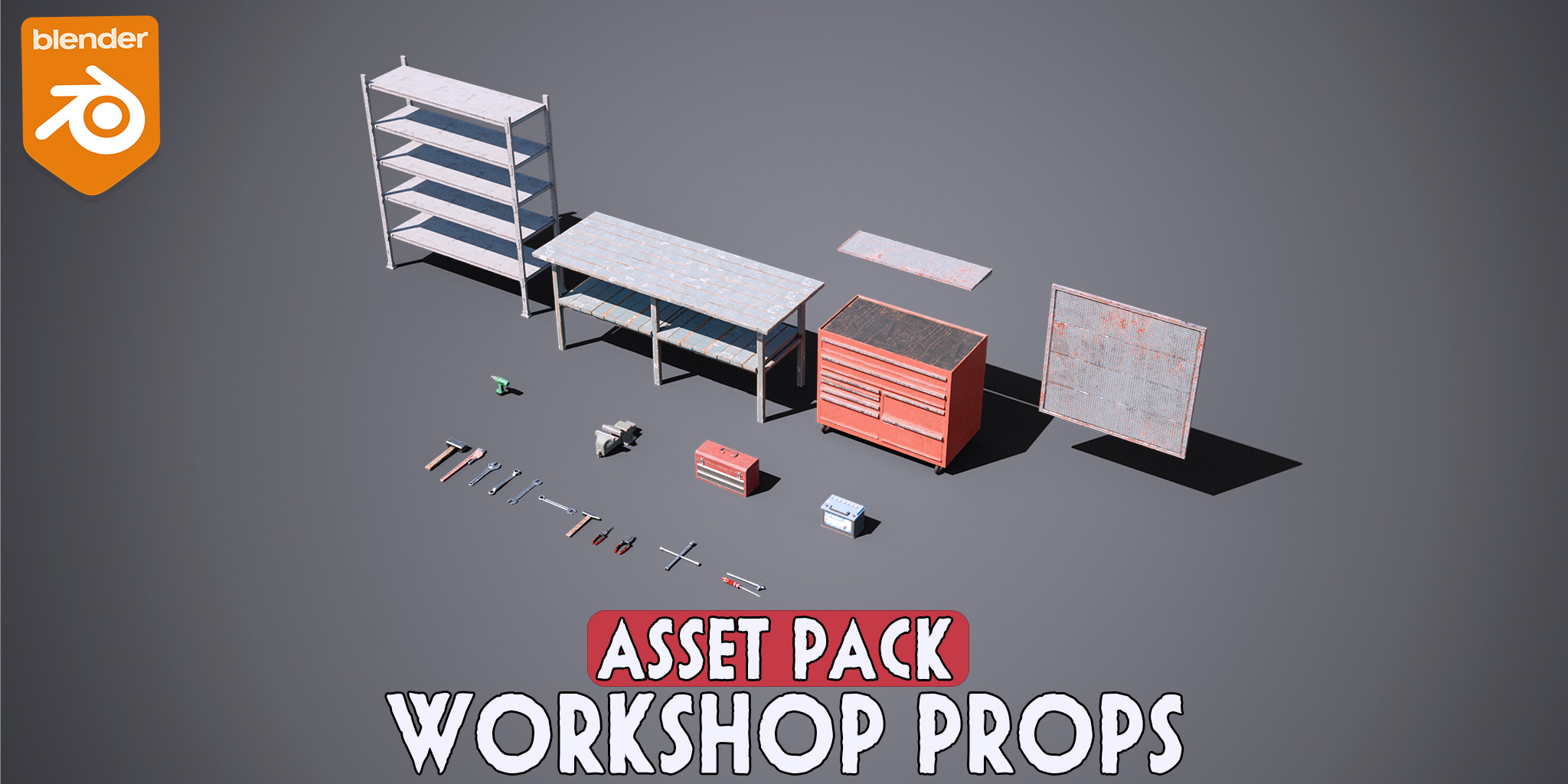 Workshop Props | Asset Pack by Vertex Horizons