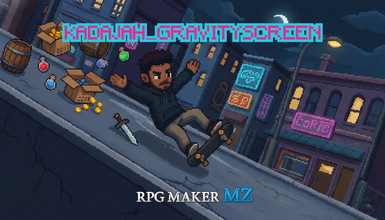 Kadajah's Gravity Screen for RPG Maker MZ by Kadajah