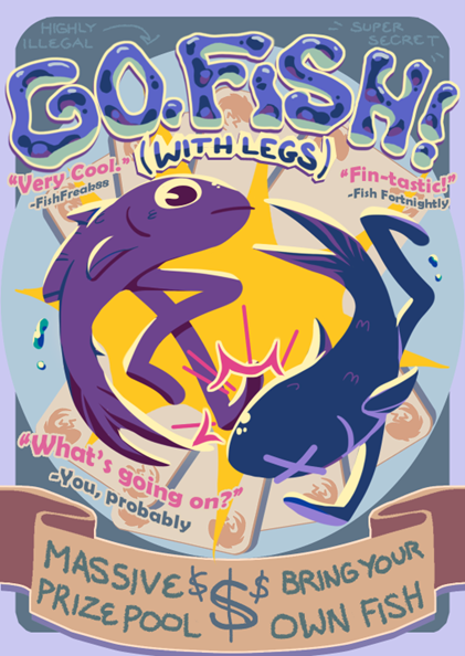Go Fish! (With Legs) by Anamedninja55, Gingerstorm, Slowpokeofdoom, [ m ...