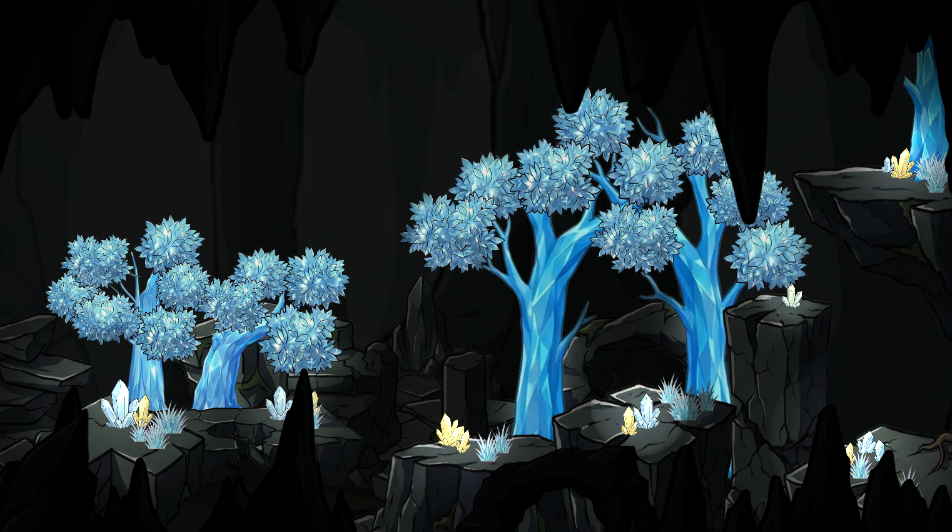 Crystal Cave Platformer by gamecons