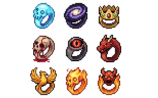 110 Pixel Art Rings by pixStuff