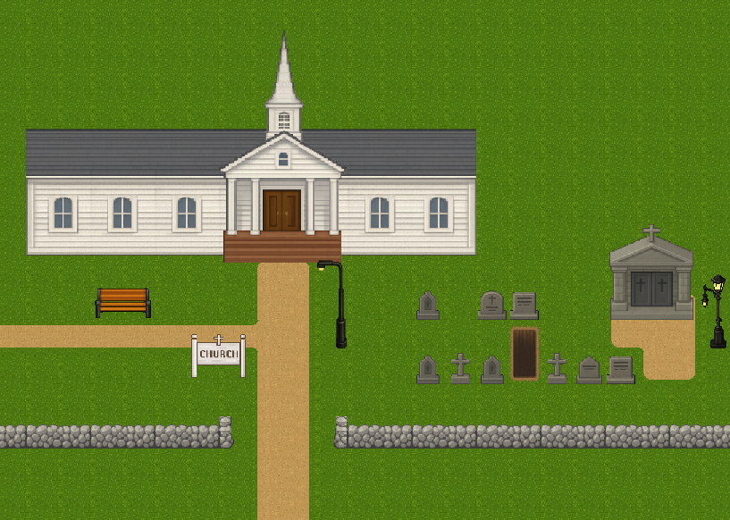 Building a whole US-style city with one bundle - itch.io