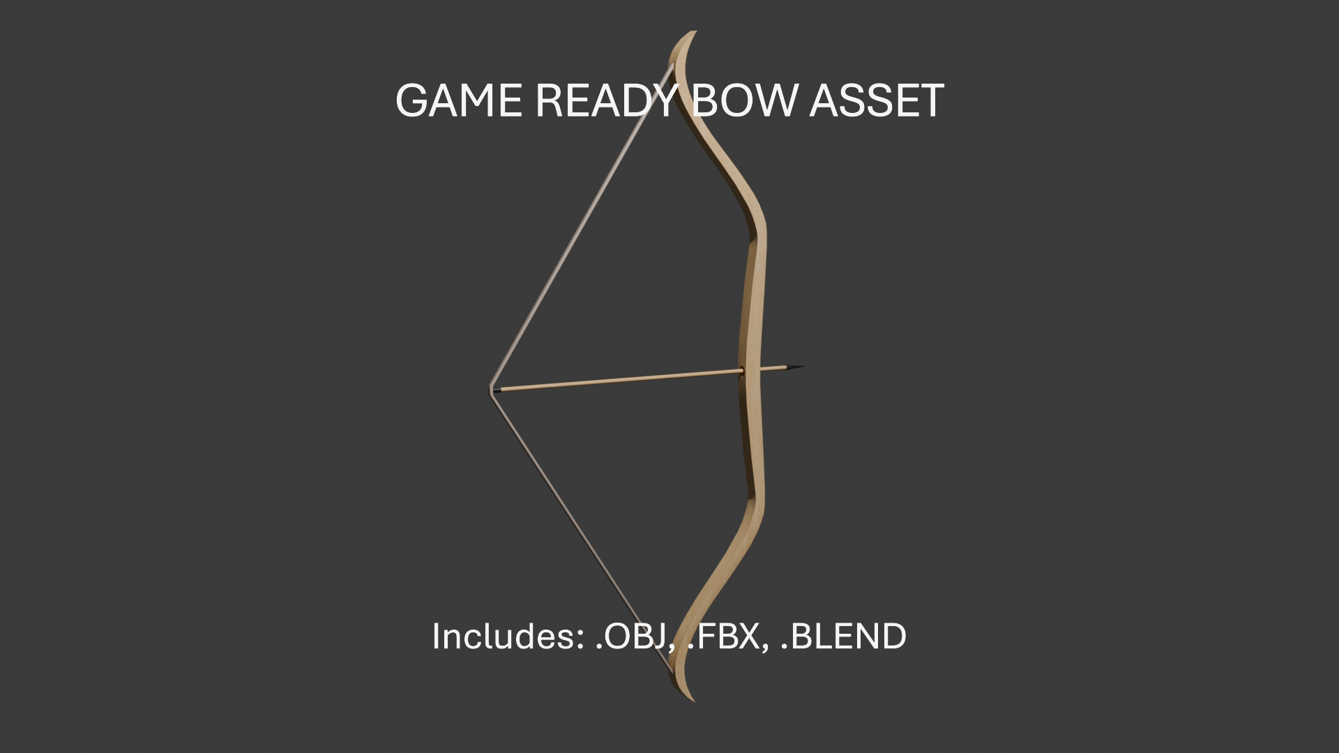 GAME READY BOW ASSET by Oxycodone