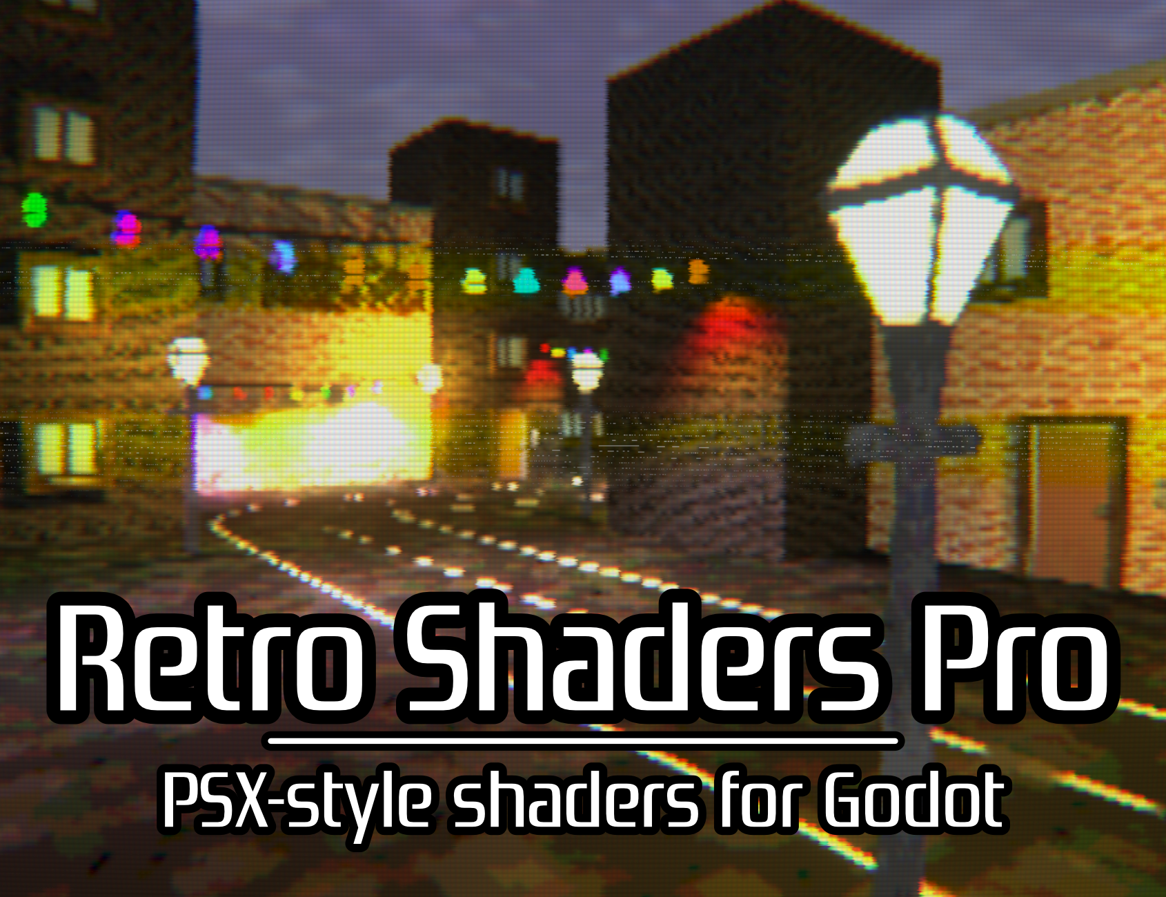 Retro Shaders Pro for Godot by Daniel Ilett