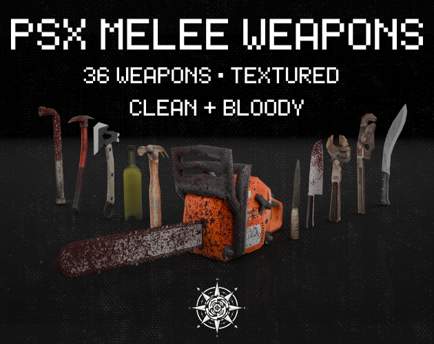 PSX Horror Melee Weapons Pack by RosenshineGames