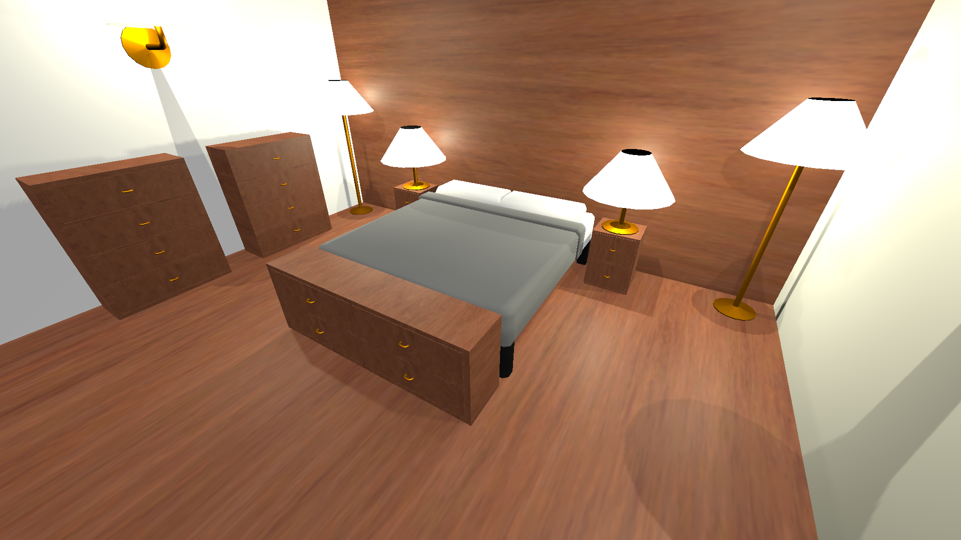 Low Poly Bedroom Asset Pack by Kyle Fuji