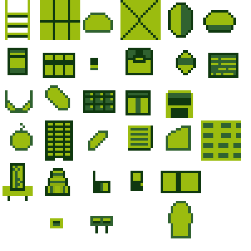 Pixel ART Gameboy Style 16x16 by Drawing Forever